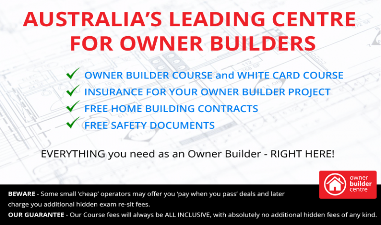 Owner Builder Courses NSW, QLD & WA | Owner Builder Permits